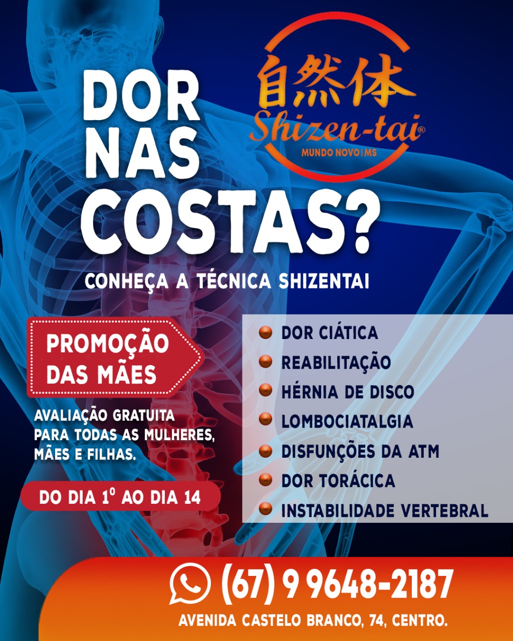 Shizen-tai realiza promoção até o dia 14 com avaliação gratuita para ...
